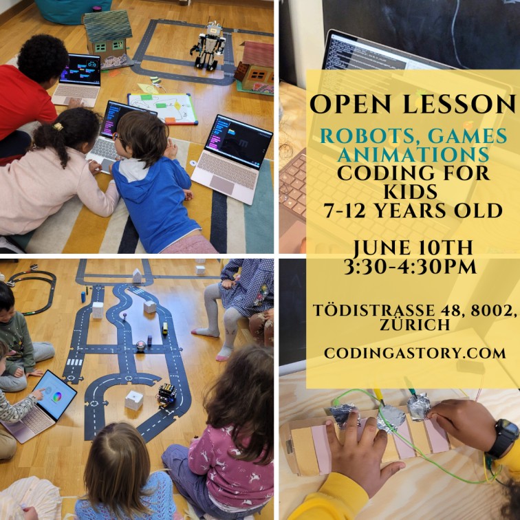 Coding von Robotern, Spielen und Animationen – Offene Klasse für Kinder im Alter von 7 bis 12 ...